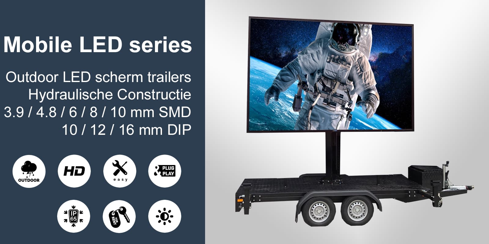 MOBIELE LED SCHERMEN - LED visuals B.V. - Indoor en Outdoor LED schermen