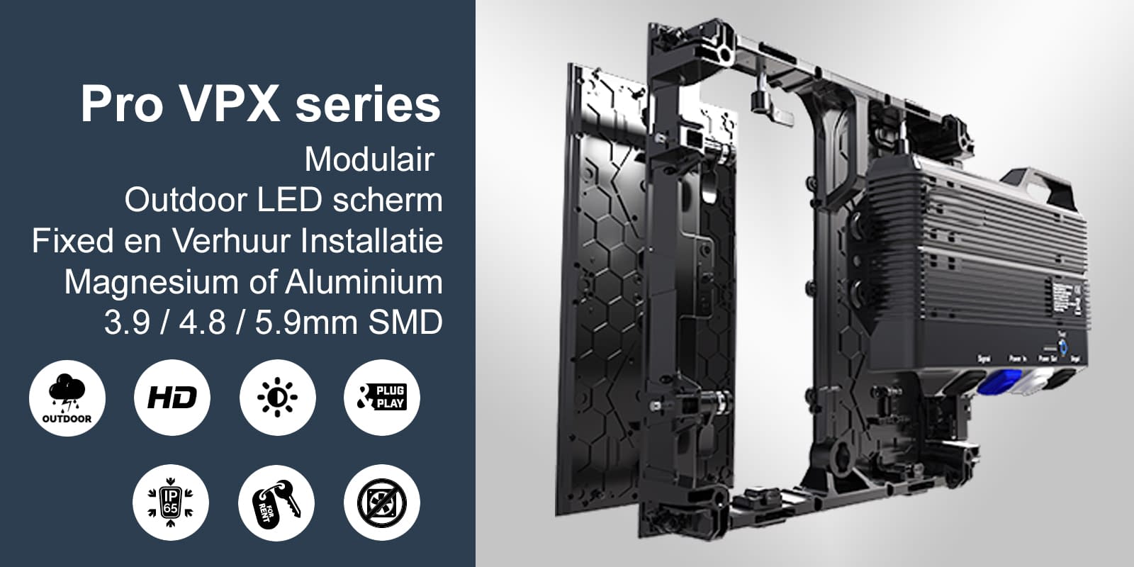 Outdoor LED scherm kopen - PRO VPX series - LED visuals B.V. - Indoor ...